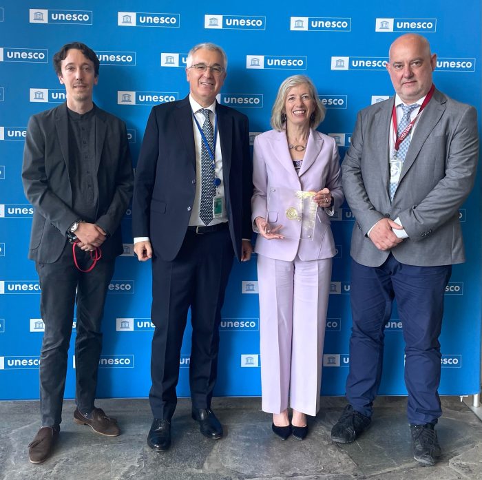 L’opera ‘Ailes de Mouette’ di Fulvio Morella donata all’Unesco