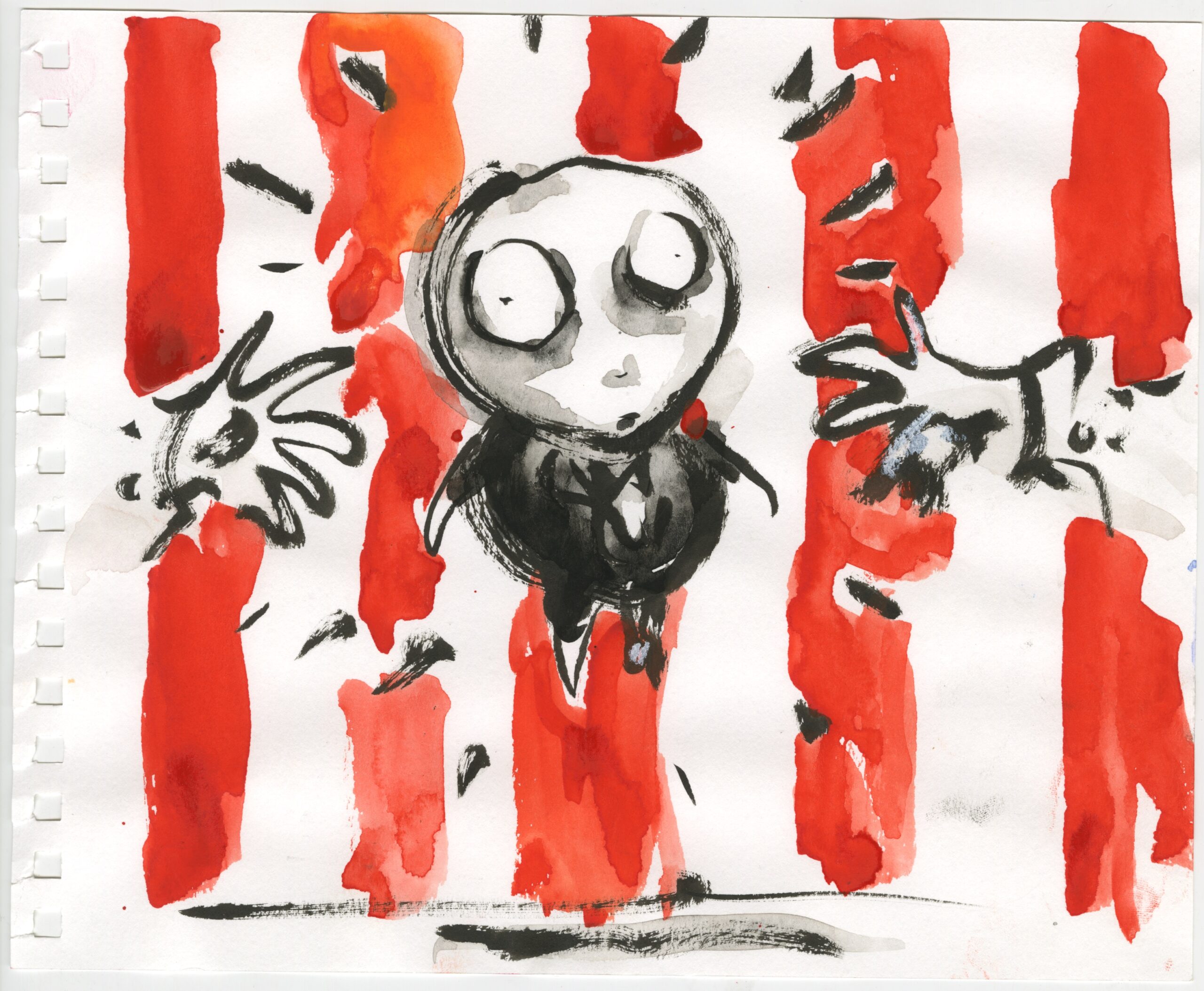 Tim Burton protagonista alla Florence Biennale 2025 con la mostra ...